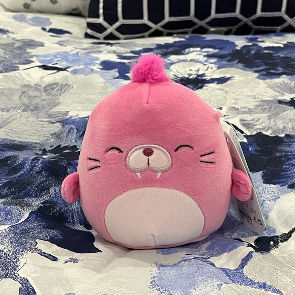 Squishmallows | Toys | Squishmallows Pepper The Pink Walrus 5 Kellytoy ...